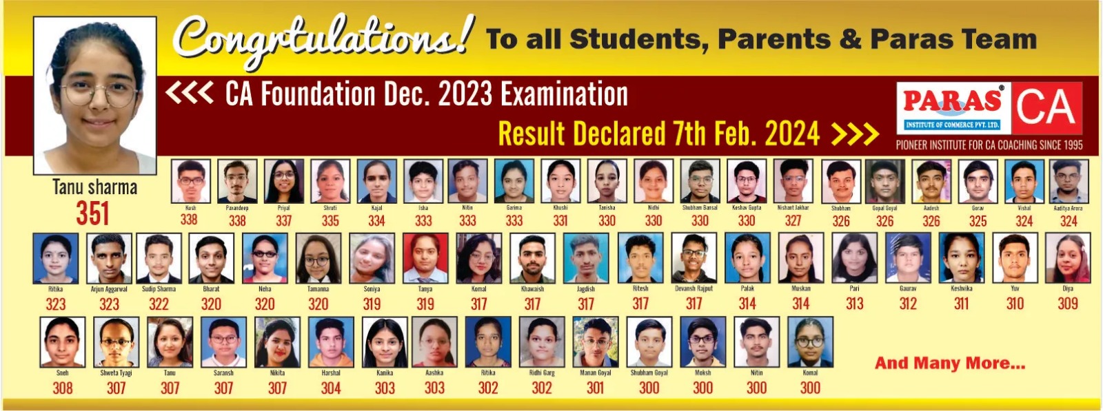 CA Foundation - Paras Insitute of Commerce - Best CA Institute in India