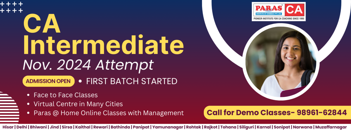Home - Paras Insitute of Commerce - Best CA Institute in India