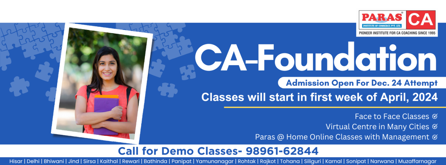 Home - Paras Insitute of Commerce - Best CA Institute in India